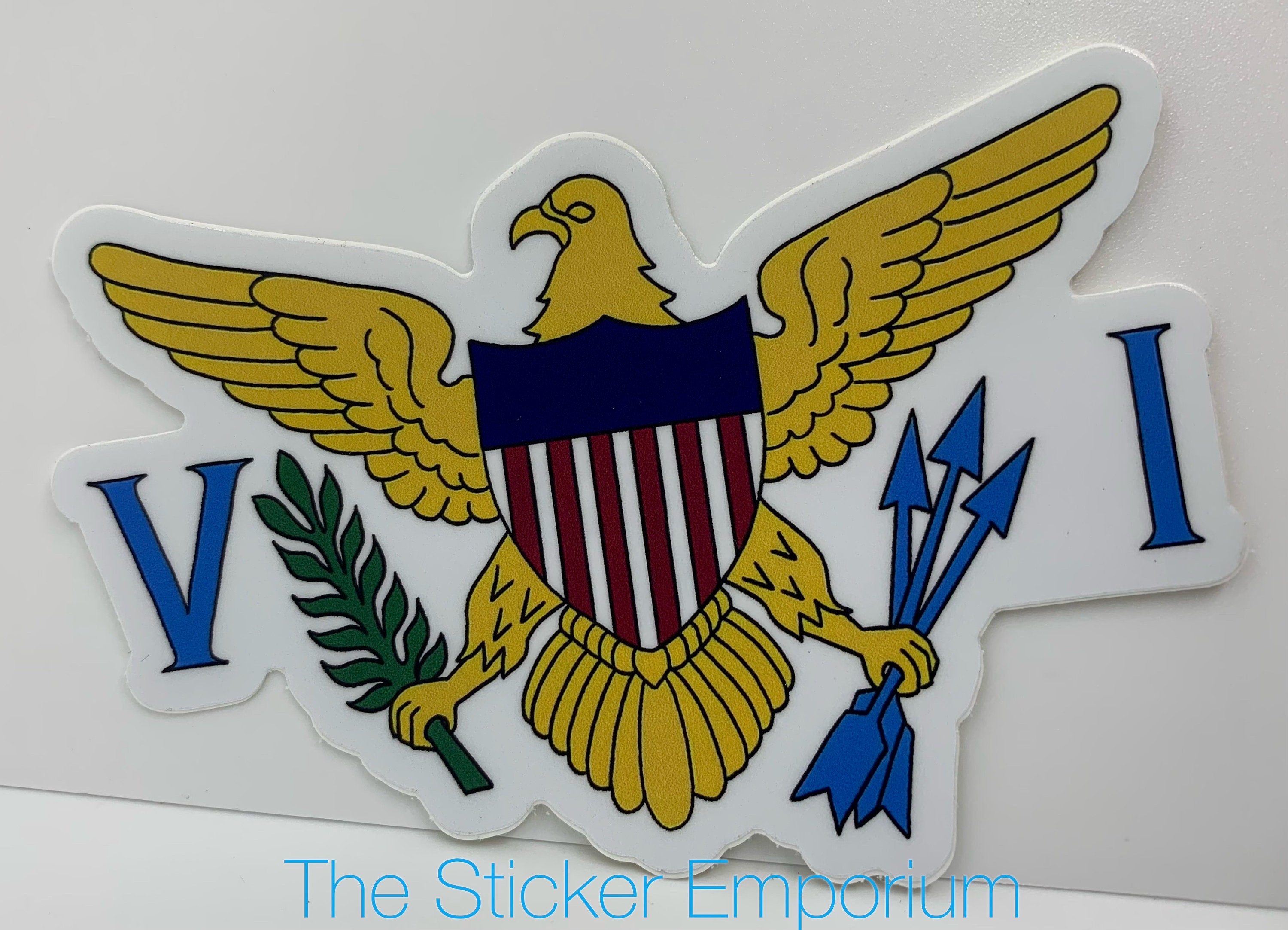 USVI Virgin Islands Caribbean Flag St Thomas Saint John St Croix ...