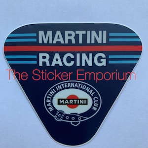 Martini Racing Team Decal Sticker Rally Lancia Formula One Race Car ...
