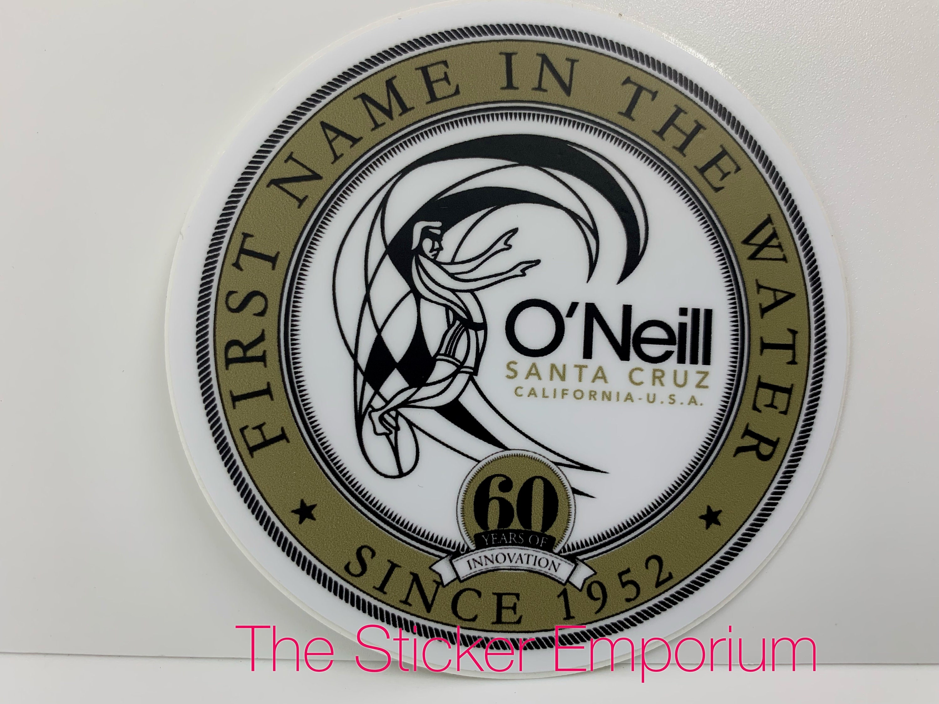 Oneill Surf Shop Santa Cruz California CA Surfboard Sticker Water ...