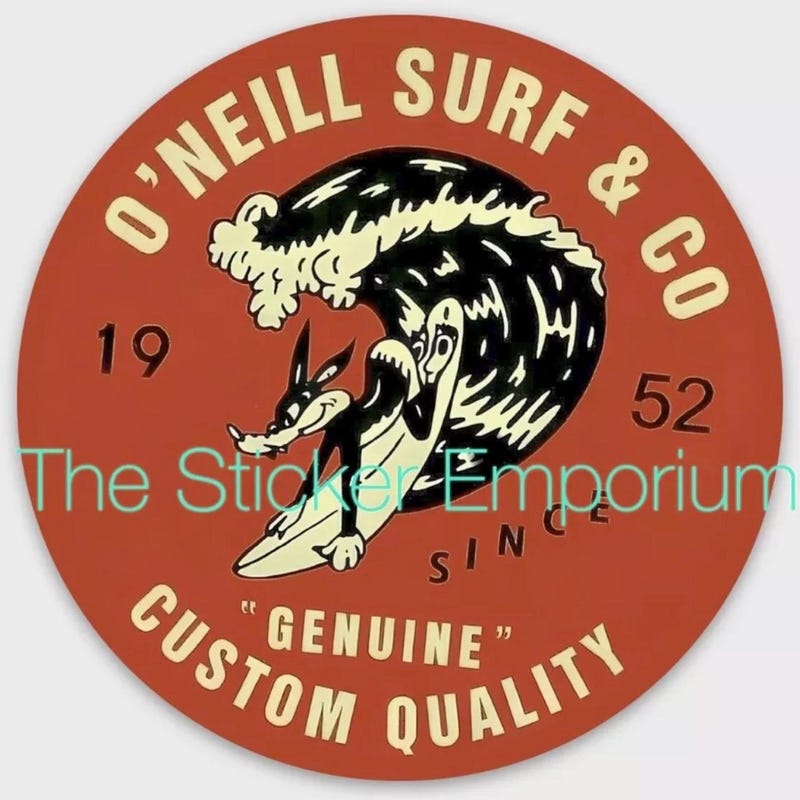Surf Sticker - Etsy
