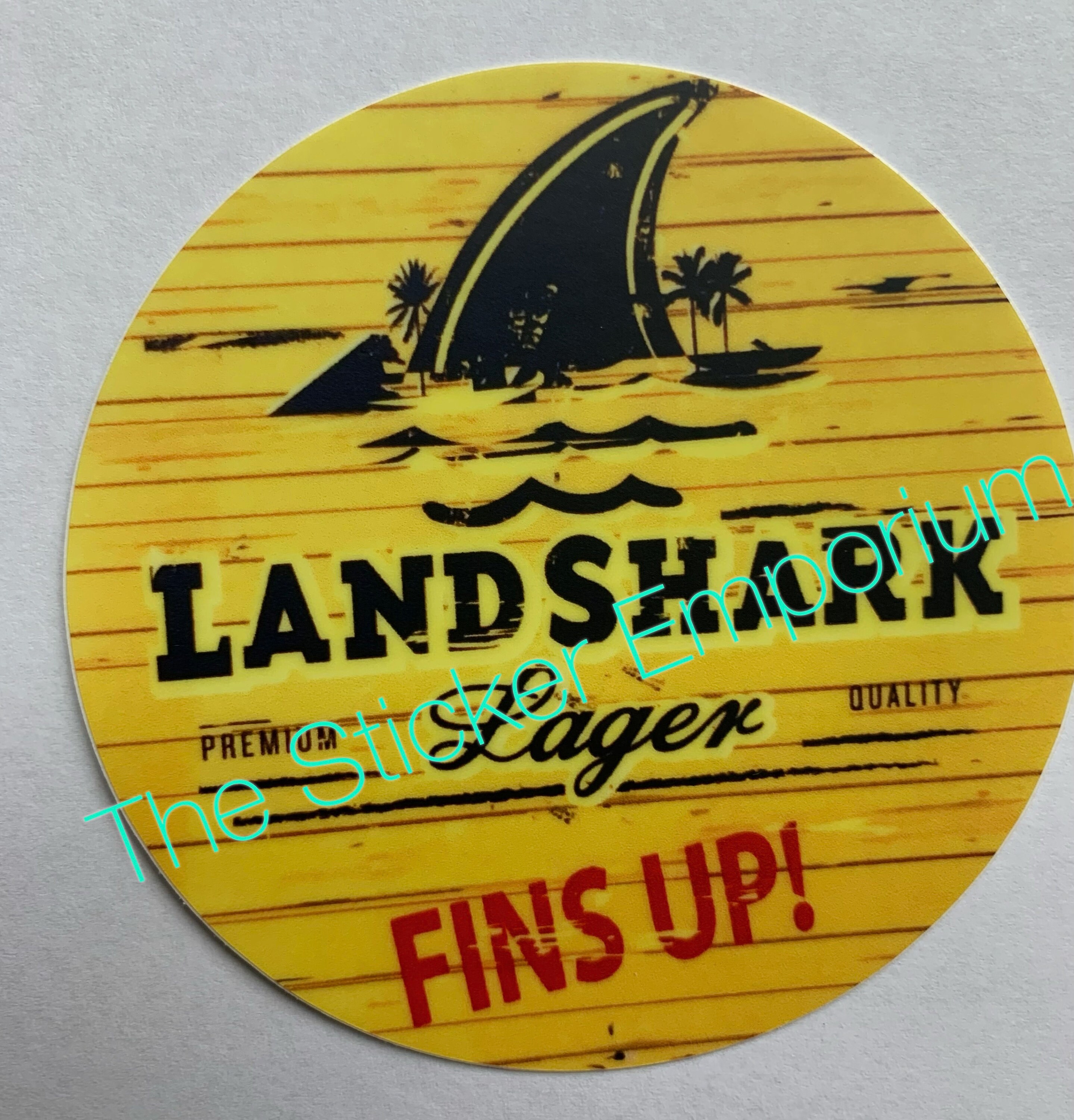 Jimmy Buffett Margaritaville Fins up Sticker Water Bottle Car ...