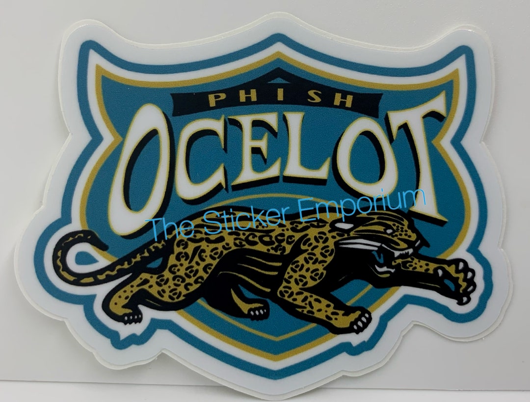 Ocelot Phish Sticker ~ Water Bottle Laptop Tumbler Car Lyrics Decal - Etsy