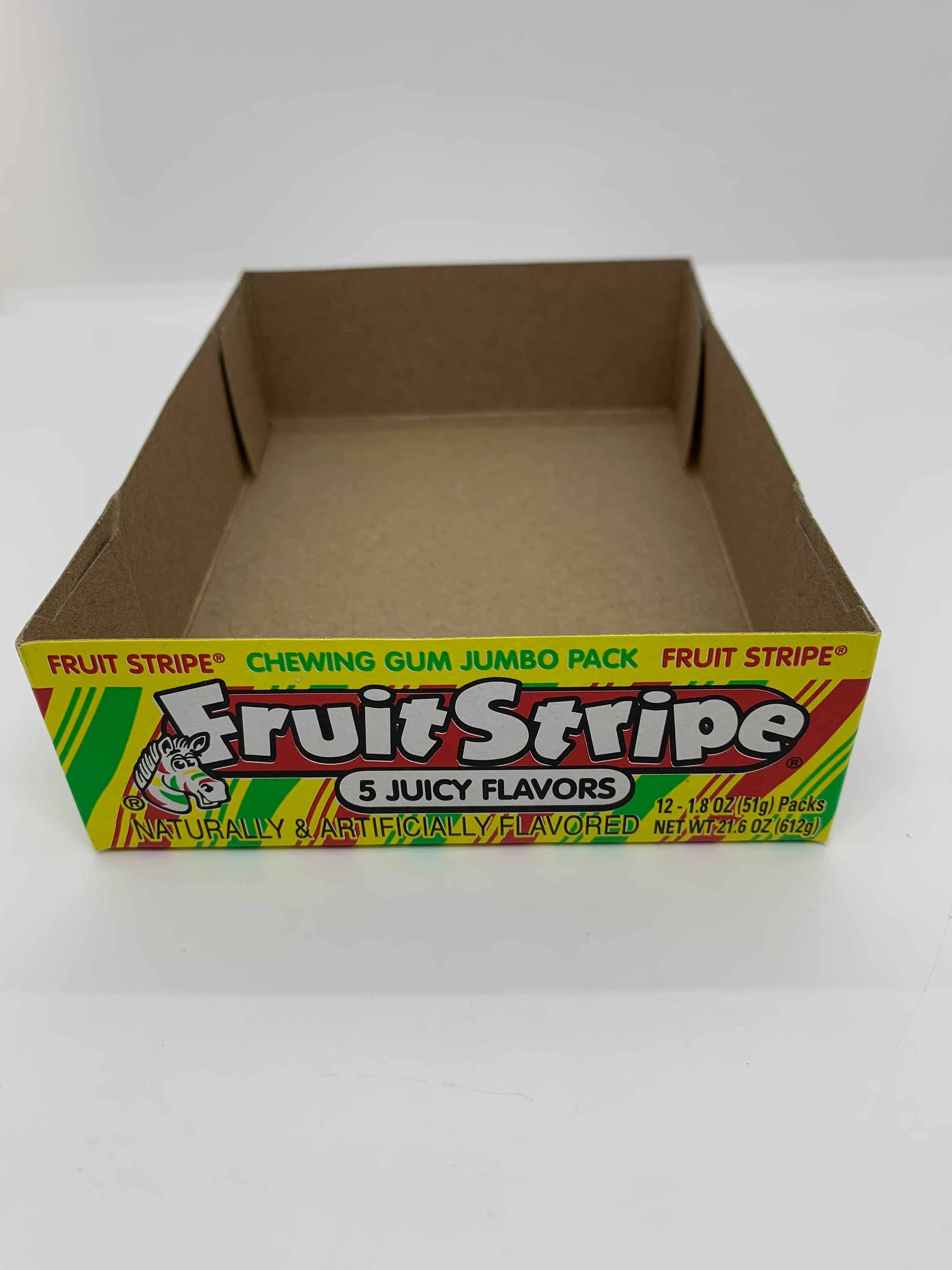 Fruit Stripe Chewing Gum Empty Box Advertising With Bonus Sticker - Etsy