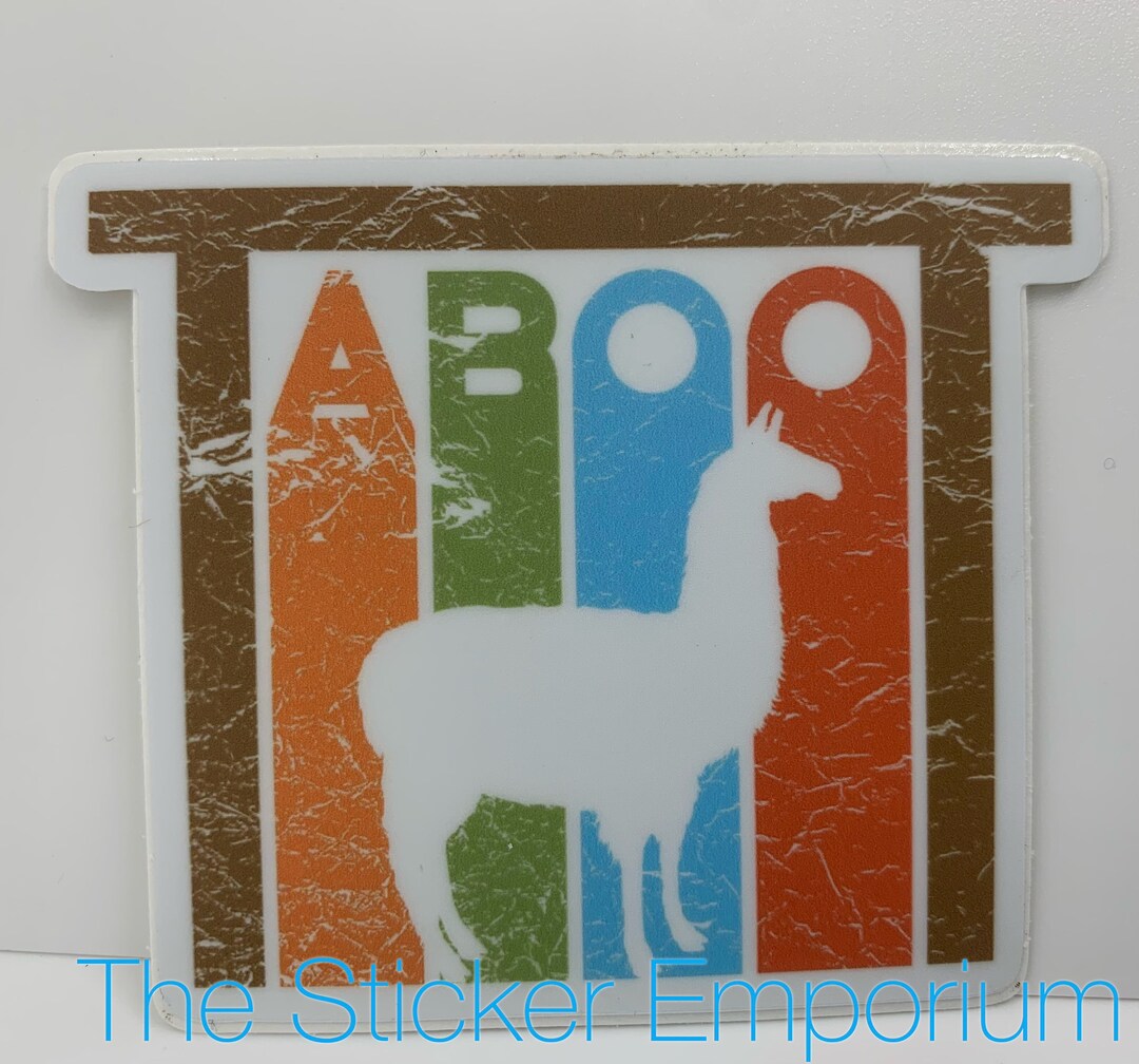 Llama Taboot Donut Phish Sticker ~ Water Bottle Laptop Tumbler Car ...