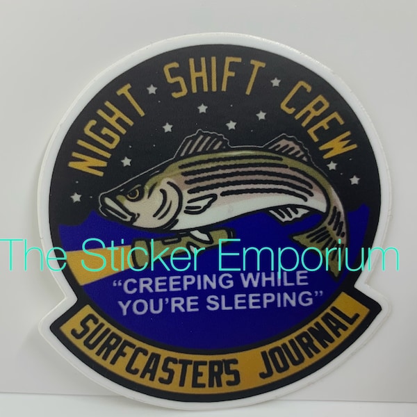 Saltwater Fishing Decal - Etsy