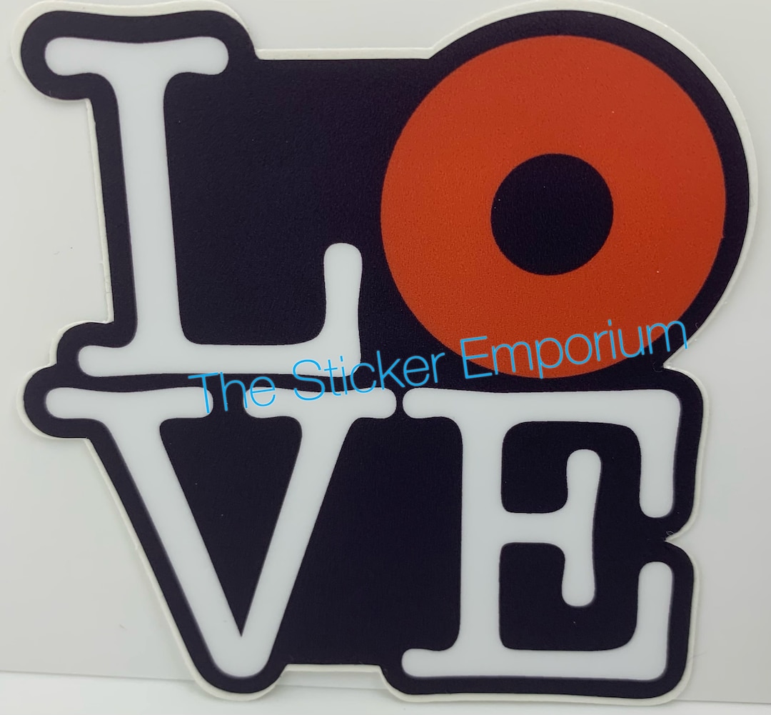 Phish Love Donut Sticker ~ Water Bottle Laptop Tumbler Car Lyrics Decal ...