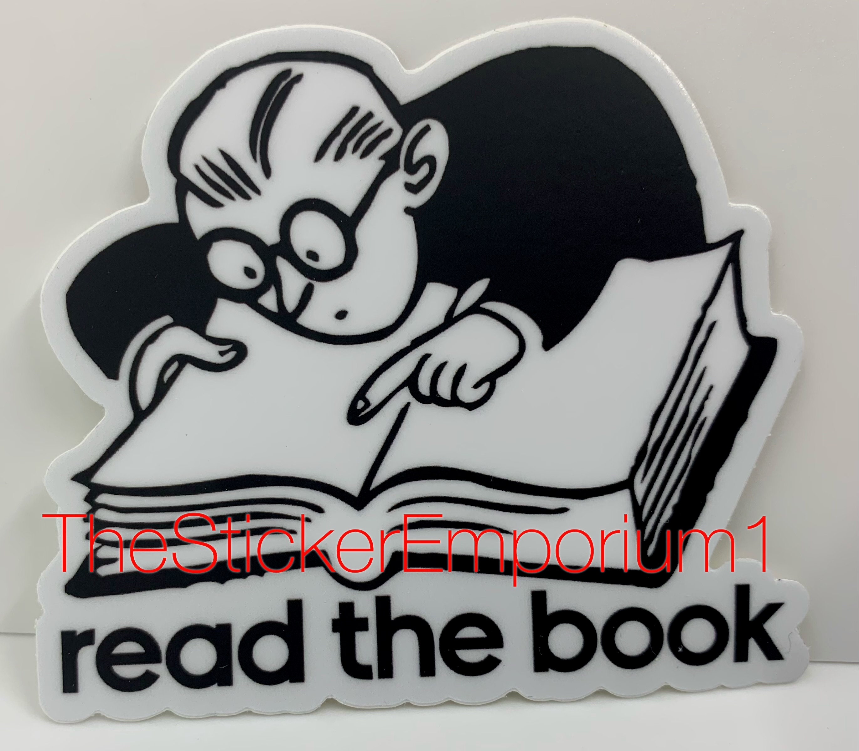 Helping Friendly Book “read the Book” Phish Sticker ~ Water Bottle ...