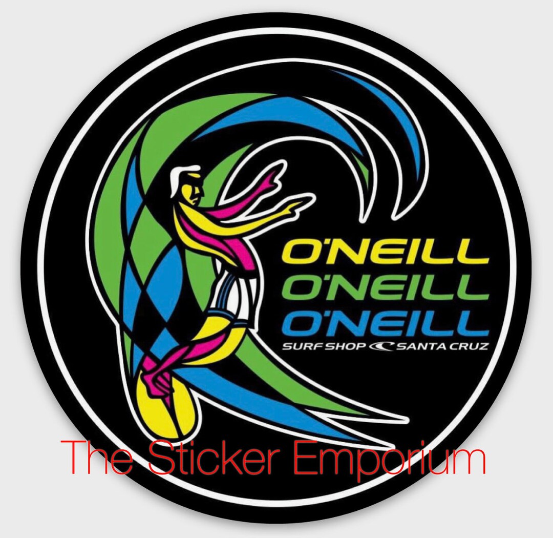 O’neill Surf Shop Santa Cruz California CA Surfboard Sticker ~ Water ...