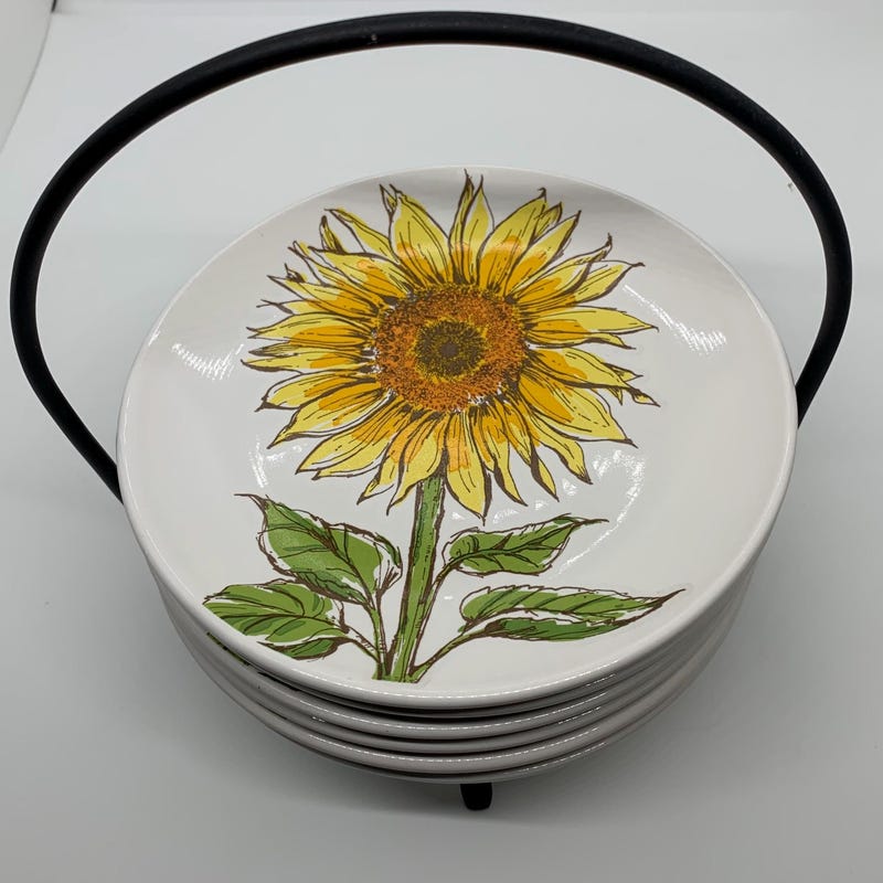 Sunflower Plate - Etsy
