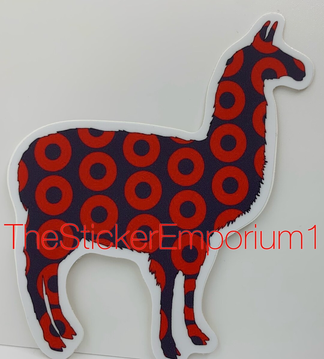 Donut Llama 4” Phish Sticker ~ Water Bottle Laptop Tumbler Car Taboot ...