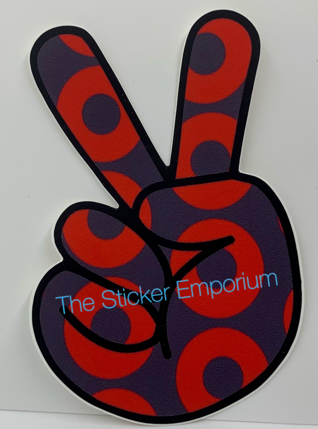 Phish Donut Peace Sign 4” Sticker ~ Water Bottle Laptop Tumbler Car ...