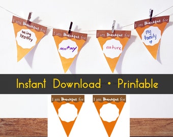 Printable Pie Slice Banner | Thanksgiving Decor | Pumpkin Pie ...