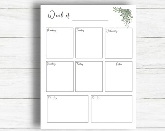 Weekly Planners, Minimalist Design, Printables, Homeschool, Organizers ...
