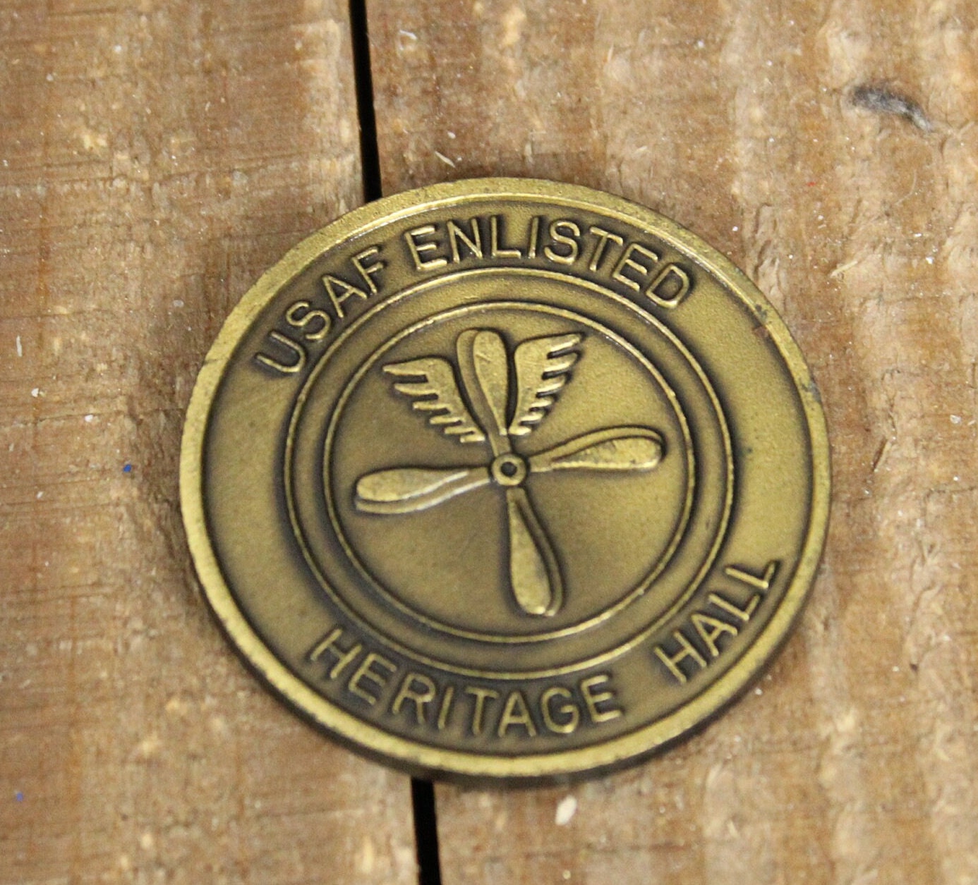 United States Air Force "usaf Senior NCO Academy " Bronze Collectable ...