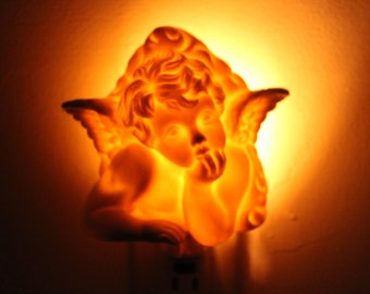 Plug in Angel Night Light - Etsy
