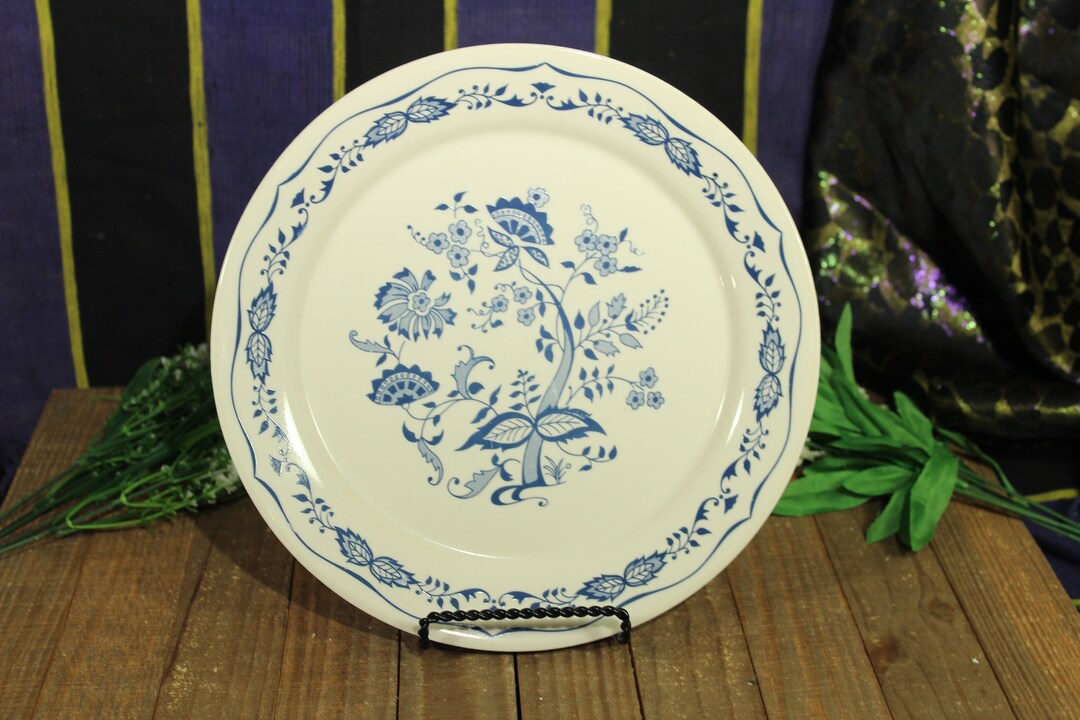 Corelle Blue Danube Ceramic Dinner Plate 10.5in (single Plate) Dining ...