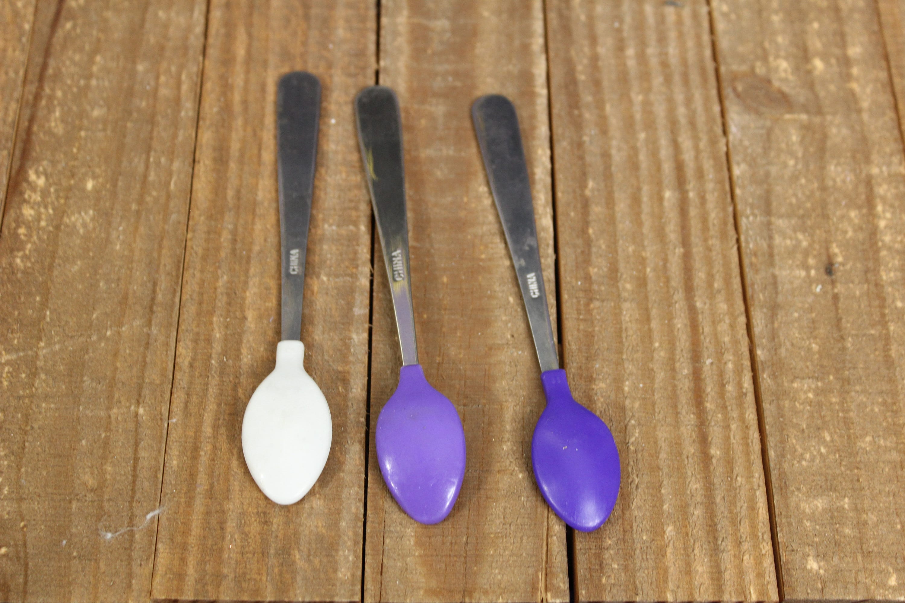 Gerber Rubber Tipped Metal Baby Spoons Lot of 3 - Etsy