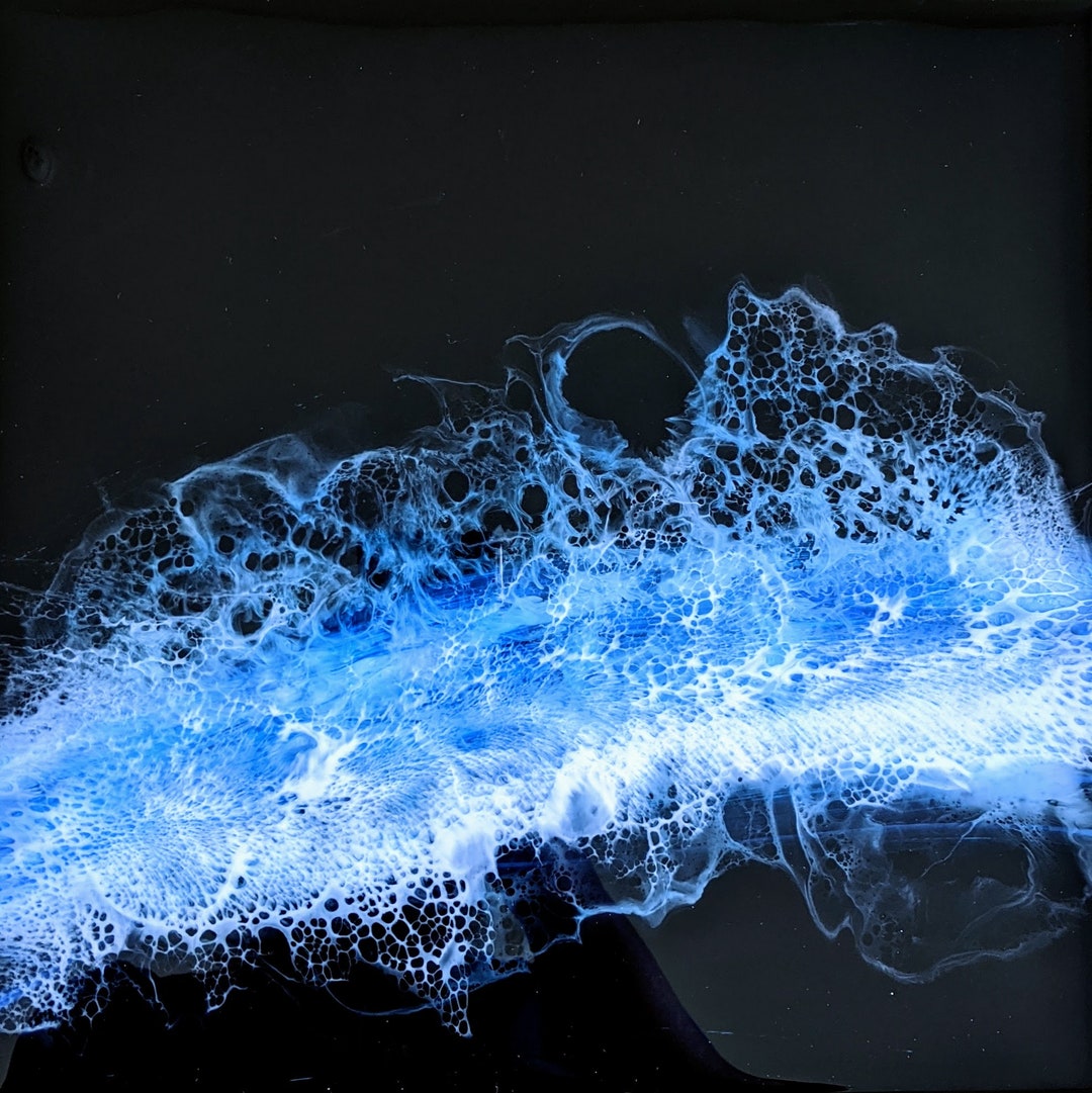 Tempest, Abstract Ocean Wall Art, Original Canvas Art - Etsy