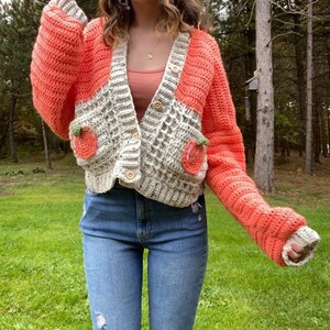 The Fruit Cardigan Trio - Crochet PDF Patterns - Etsy