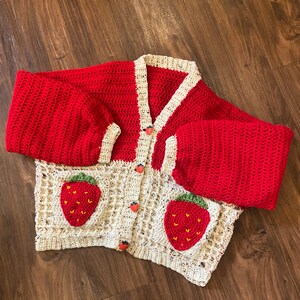 The Fruit Cardigan Trio - Crochet PDF Patterns - Etsy