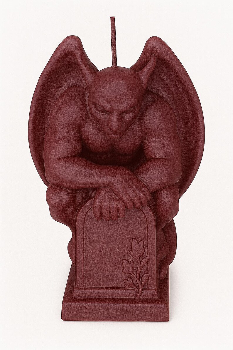 Gargoyle | Gothic Protector Statue | Hand-poured Soy Wax Guardian Decor ...