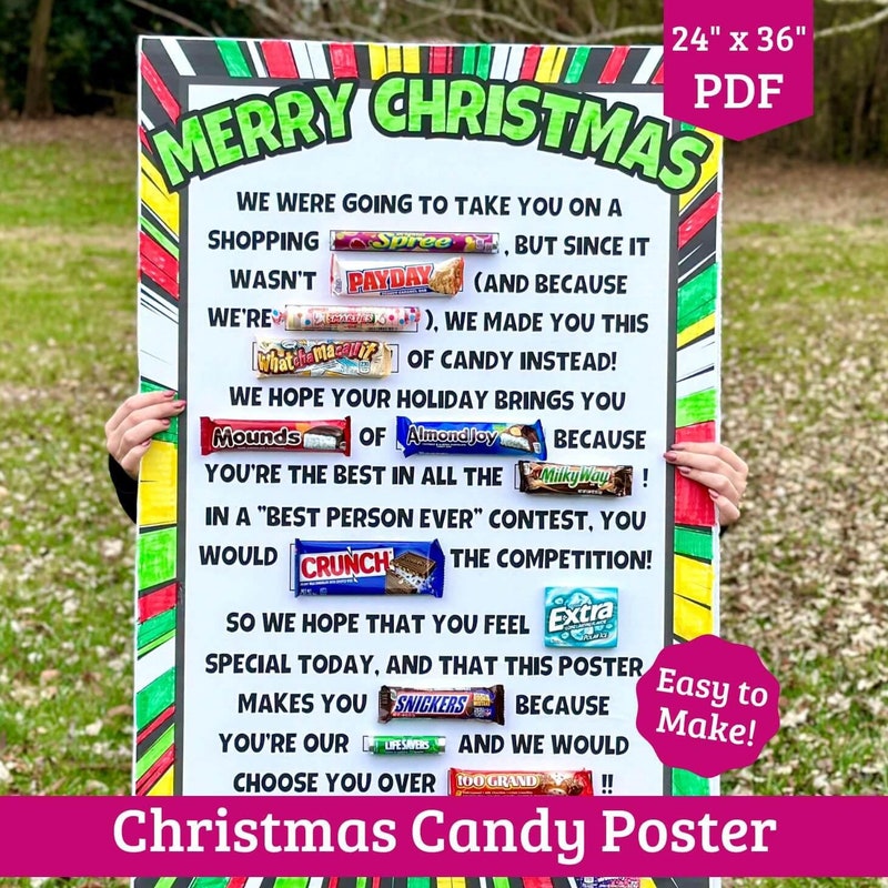 Candy Gram Poster - Etsy