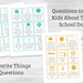 Conversation Starters for Kids 100 Printable Question Cards for Kids - Etsy