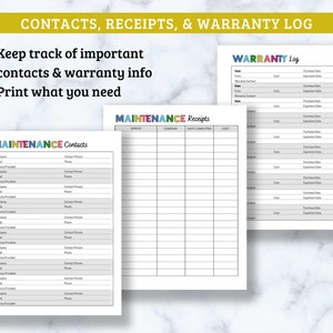 The Ultimate Home Maintenance Planner - Home Maintenance Binder With ...