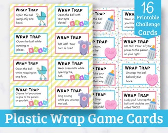 Coal Cards for Saran Wrap Game - Etsy