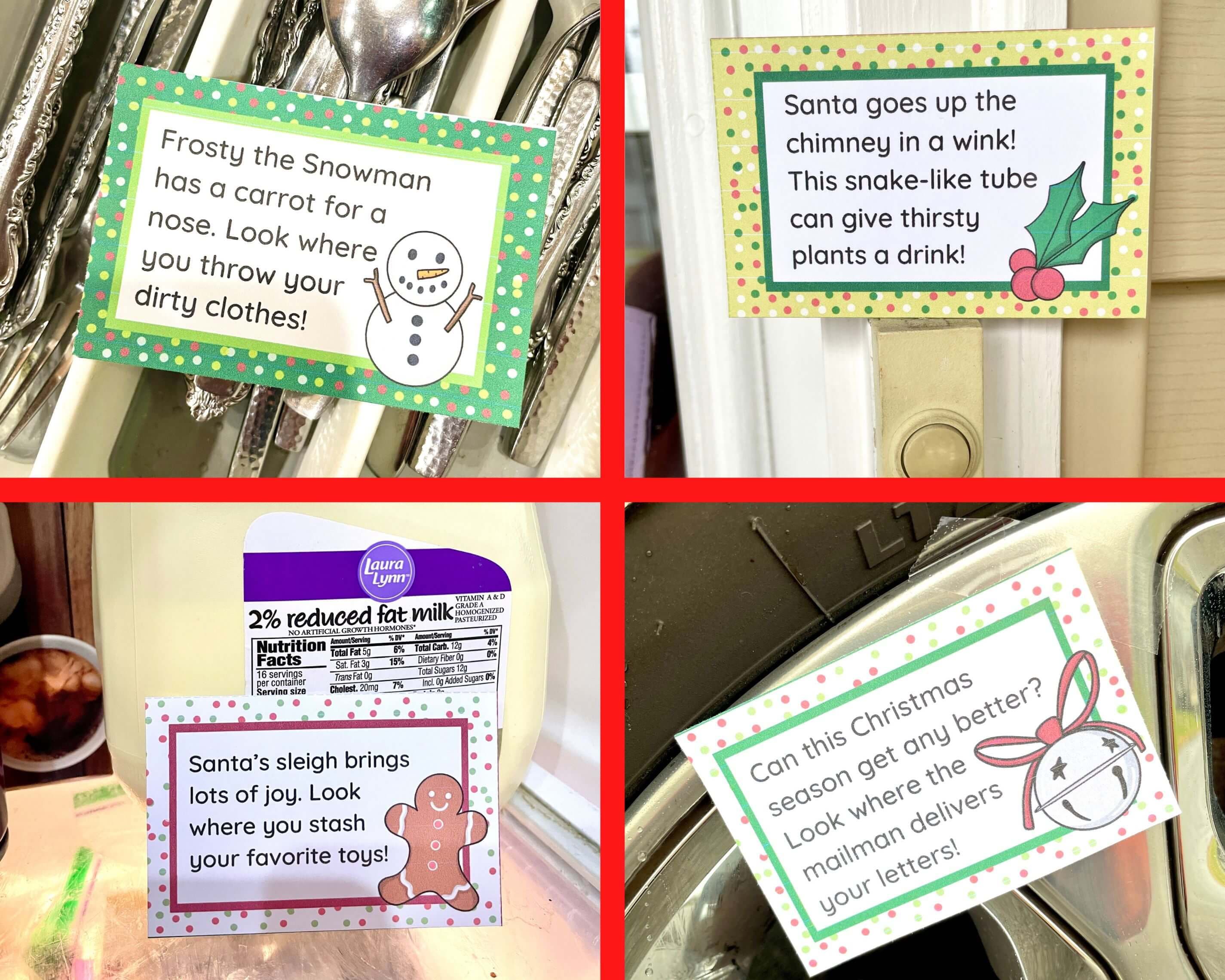 Christmas Scavenger Hunt Clues - 32 Printable Rhyming Christmas ...