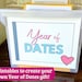 Year of Dates Printables - 18 Printable Date Ideas and Envelope Labels ...