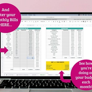 Budget Spreadsheet for Google Sheets the Master Money Tracker - Etsy