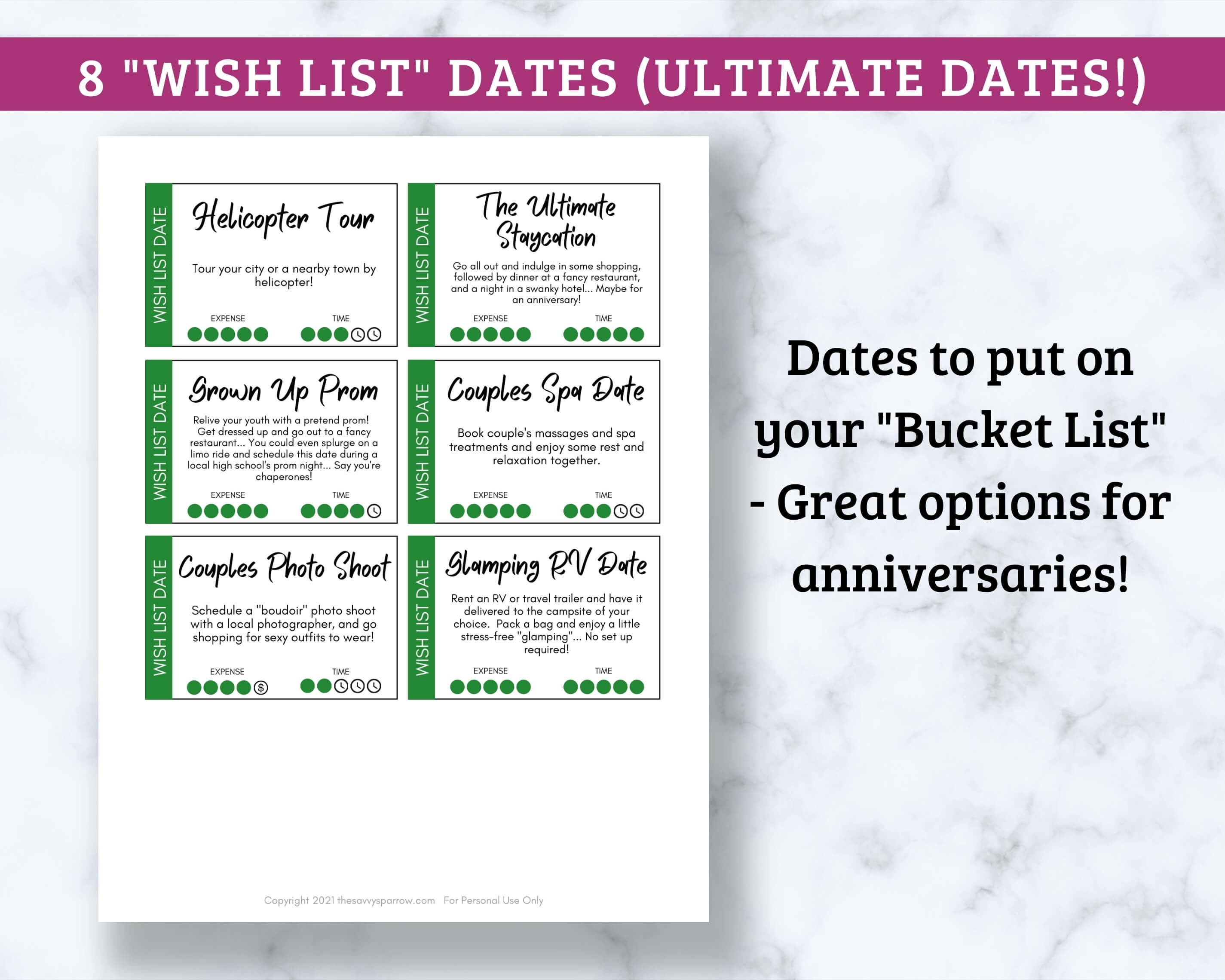 Date Night Idea Cards - 94 Printable Date Cards With Awesome Date Ideas ...