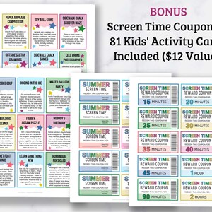 Summer Planner Printable - Summer Activity Planner and Bucket Lists ...