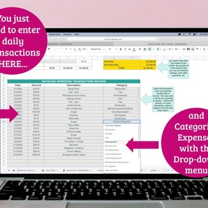 Budget Spreadsheet for Google Sheets the Master Money Tracker - Etsy