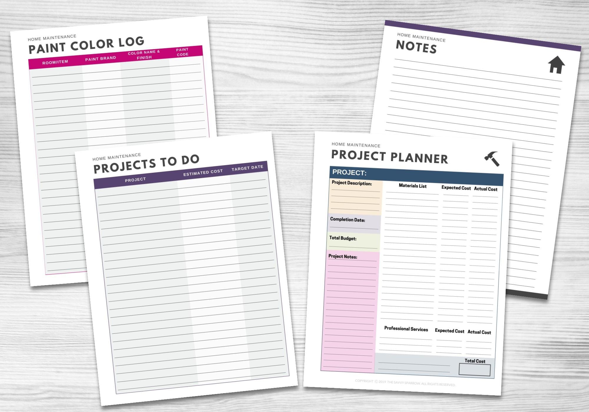 The Ultimate Home Maintenance Planner - Home Maintenance Binder With ...