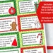 Christmas Scavenger Hunt Clues 32 Printable Rhyming Christmas Treasure ...