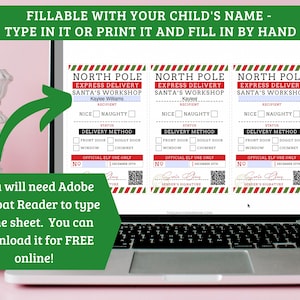 North Pole Shipping Label Printable - Printable North Pole Gift Tags ...