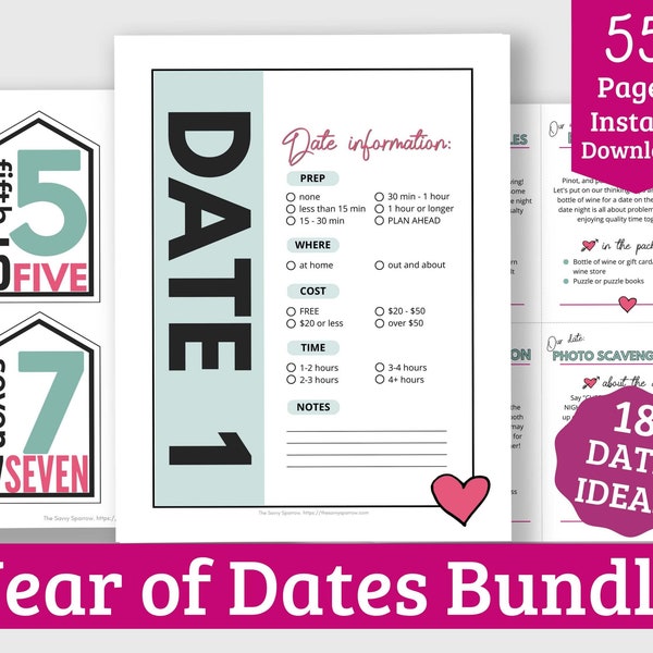Date Night Printable - Etsy