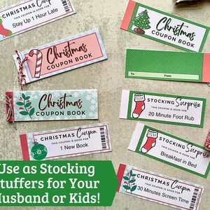 Christmas Coupon Book Printables - 3 Different Christmas Coupon ...