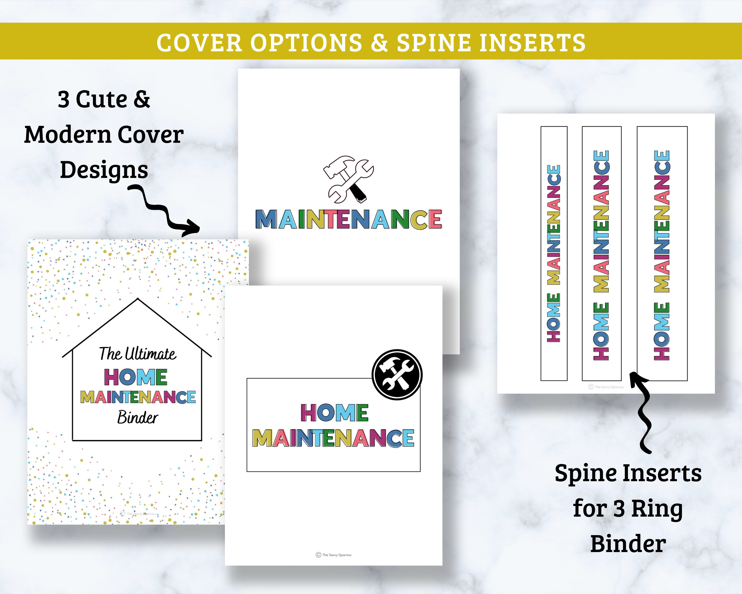 The Ultimate Home Maintenance Planner - Home Maintenance Binder With ...