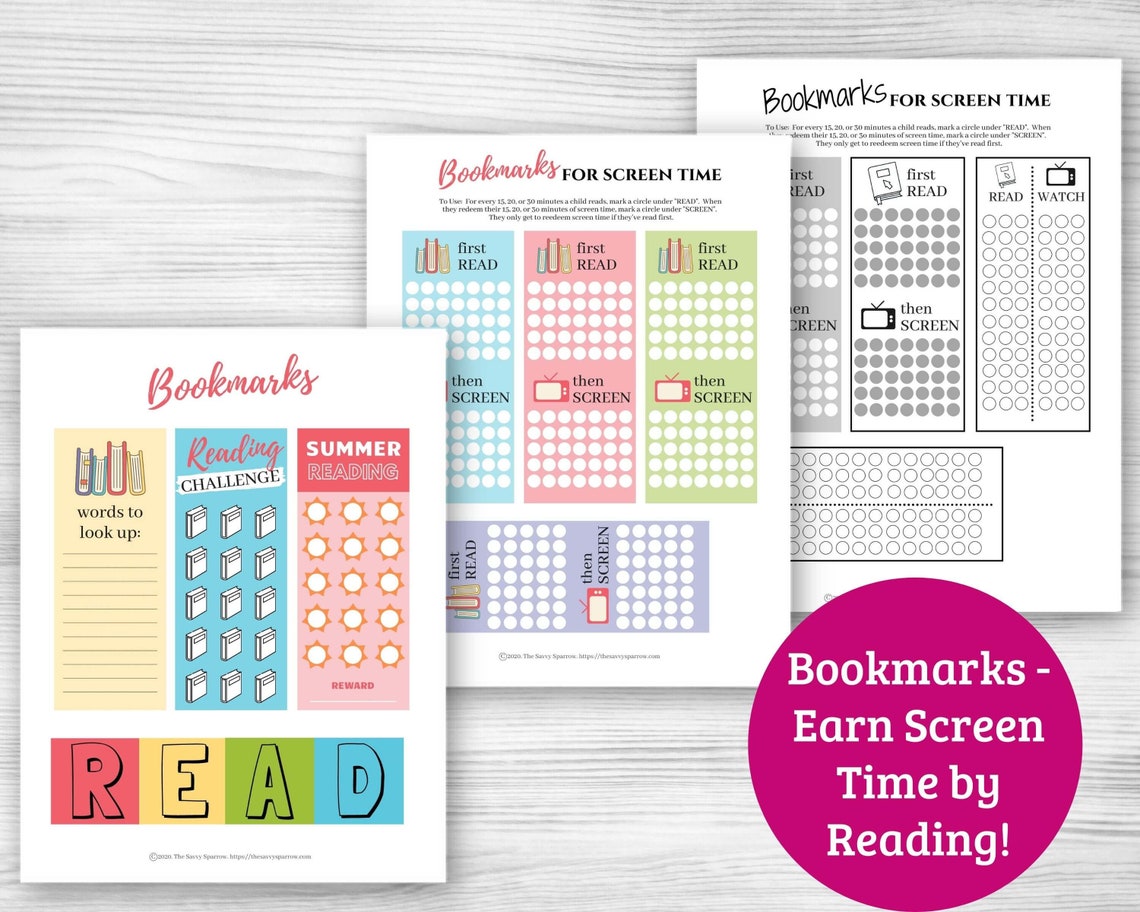 Printable Reading Challenges for Kids - 21 Page PDF File - Reading ...