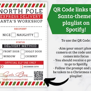 North Pole Shipping Label Printable - Printable North Pole Gift Tags ...