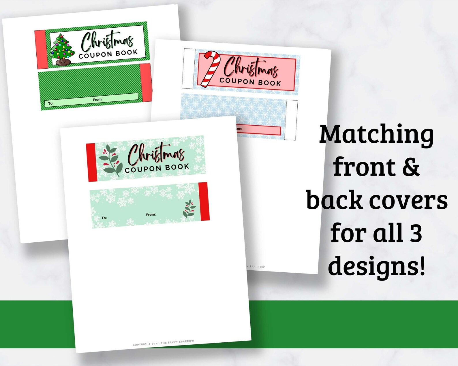 Christmas Coupon Book Printables 3 Different Christmas - Etsy