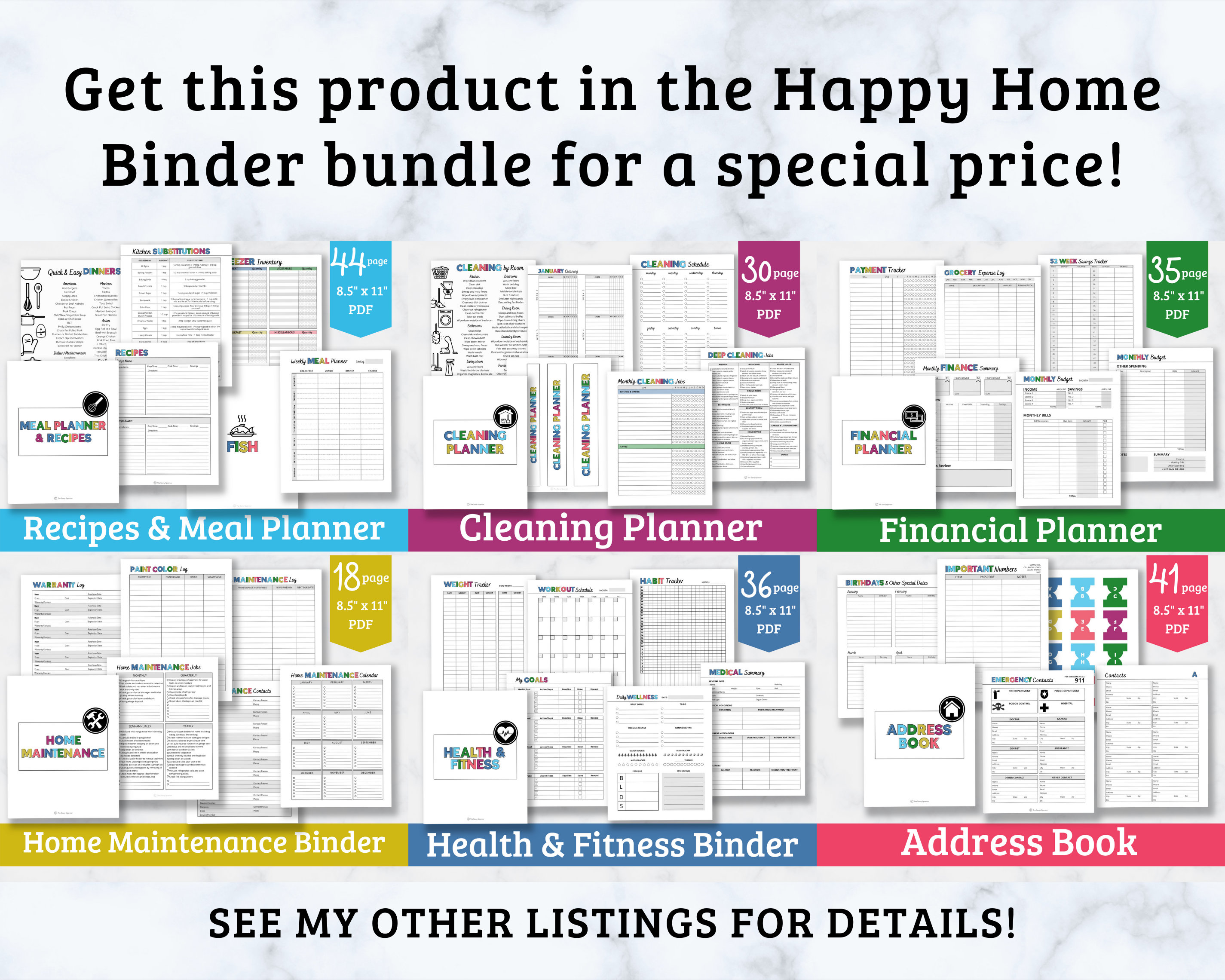 Address Book Printable Birthdays Tracker Emergency - Etsy