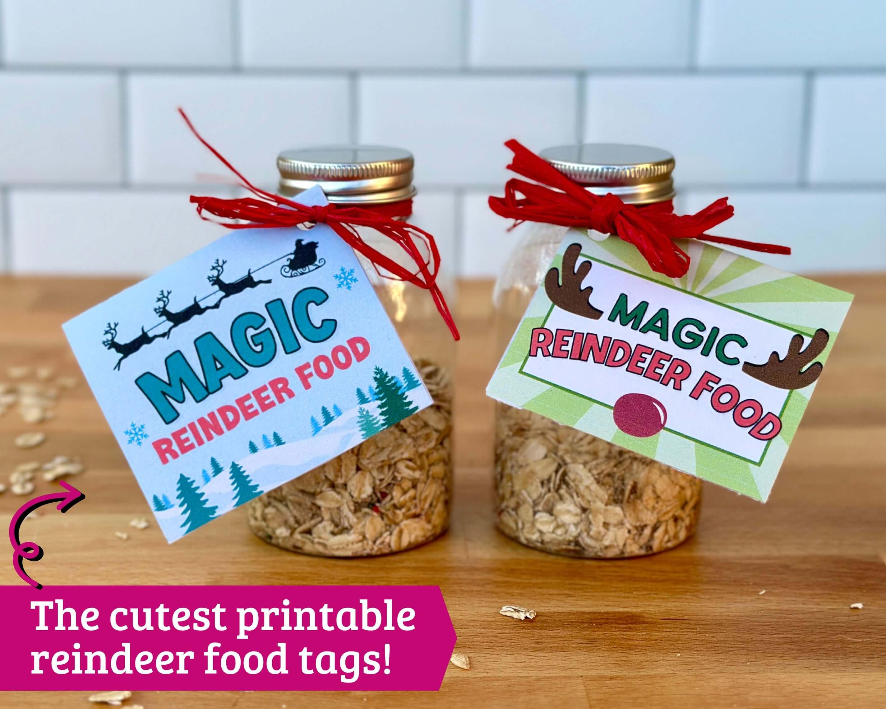 Magic Reindeer Food Printable Tags Printable Magical - Etsy