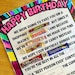 Birthday Candy Poster - DIY Candy Bar Sign for Birthdays - Printable ...