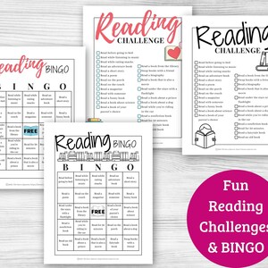 Printable Reading Challenges for Kids - 21 Page PDF File - Reading ...
