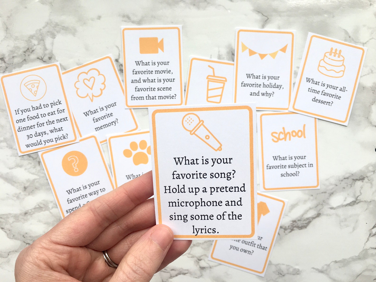 Conversation Starters for Kids 100 Printable Question Cards | Etsy