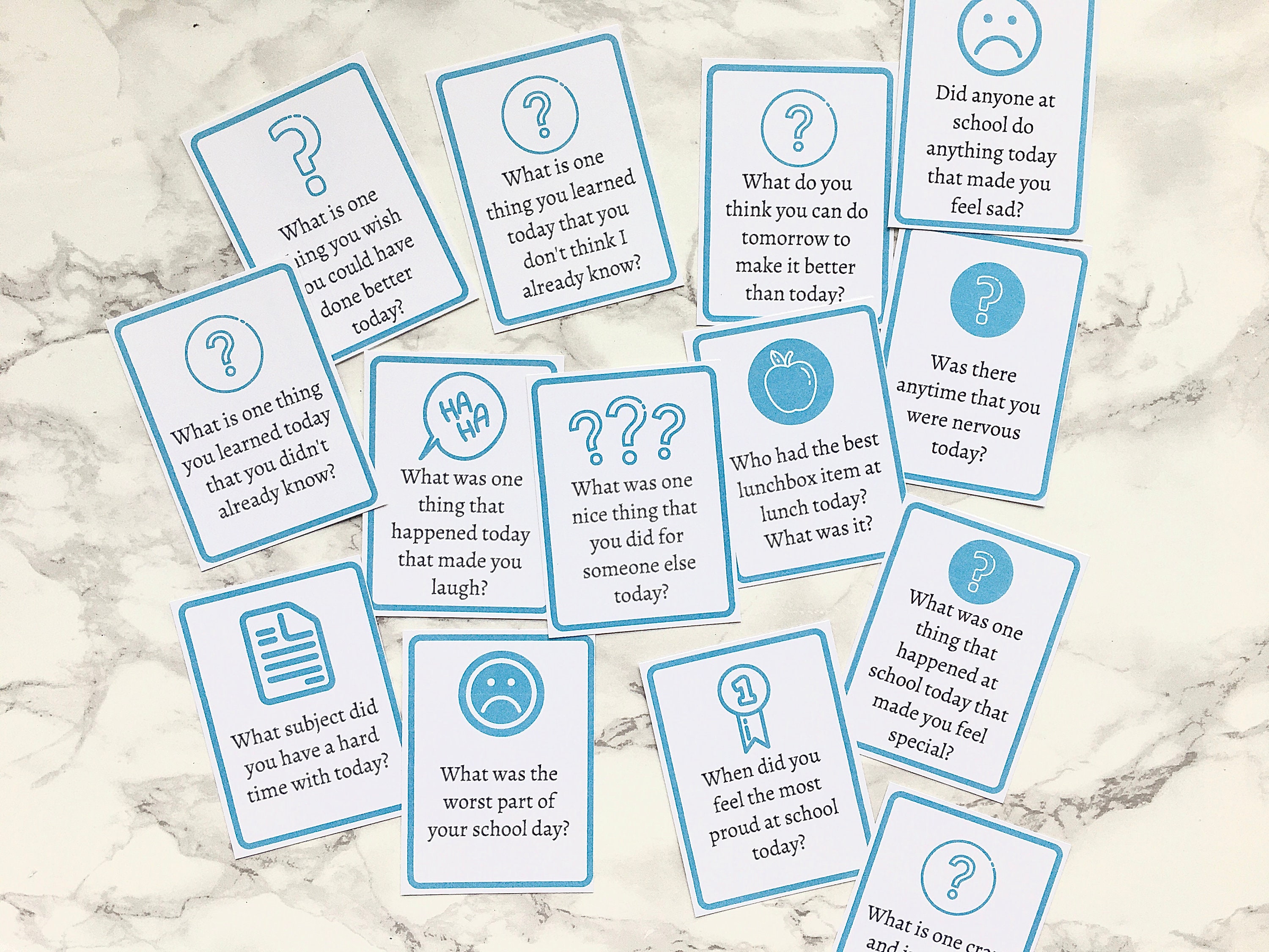 Conversation Starters for Kids 100 Printable Question Cards - Etsy